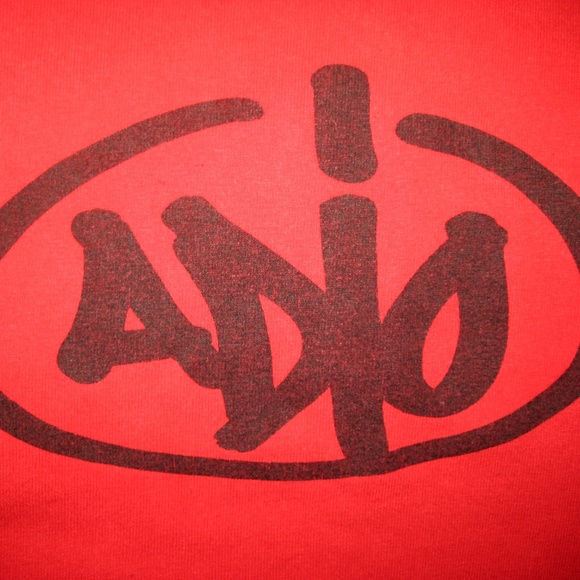 Adio | Shirts | Vintage Adio Red Logo Ss Shirt Medium Skateboard | Poshmark